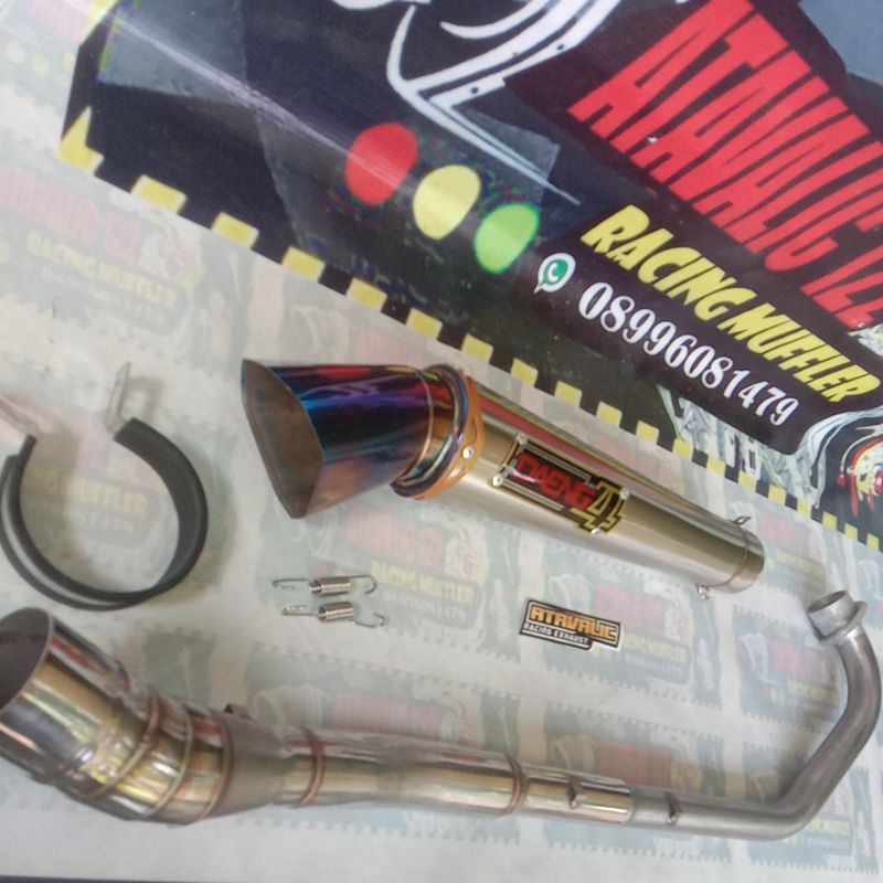 Daeng sai 4 racing exhaust for Jupiter MX old/old | Shopee Philippines