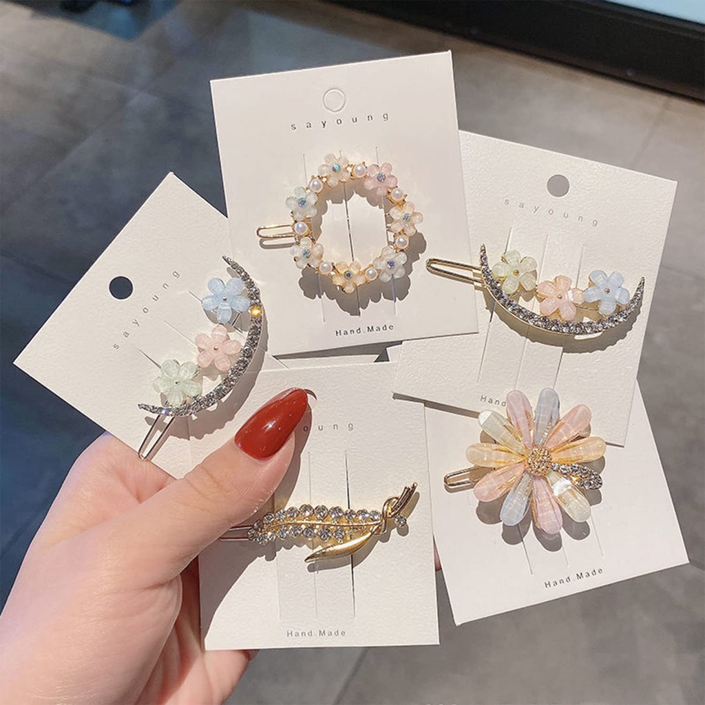Decorative Hair Clips Hair Pins for Women Girl Decorative Bobby Pins ...