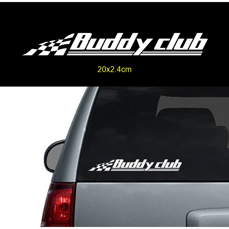 Buddy Club Car Sticker - Car Decal Sticker | Shopee Philippines