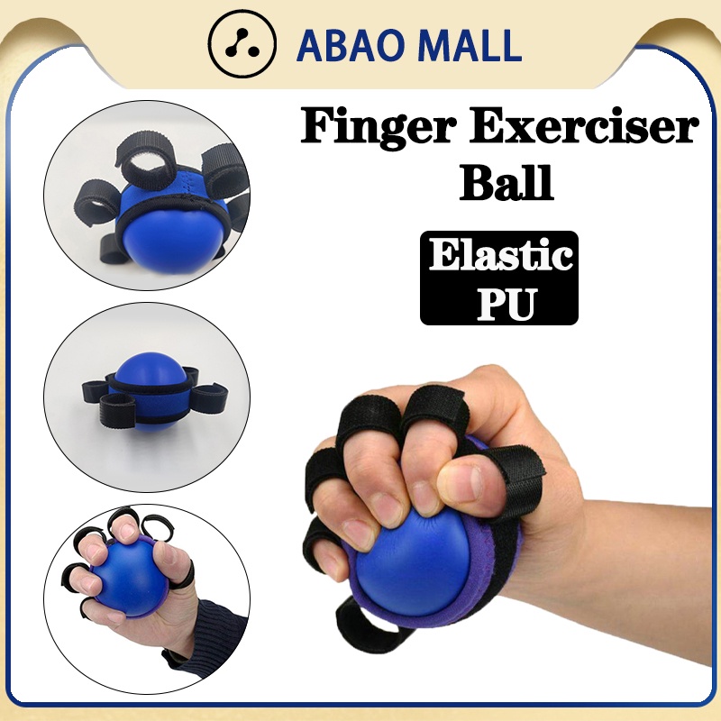 Finger Exerciser Ball Hand Grip Strengthener Finger Exerciser Hand ...