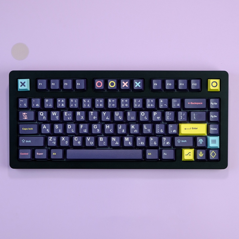 132 Keys GMK Future Funk Keycaps Japanese Cherry Profile PBT 5-side Dye ...