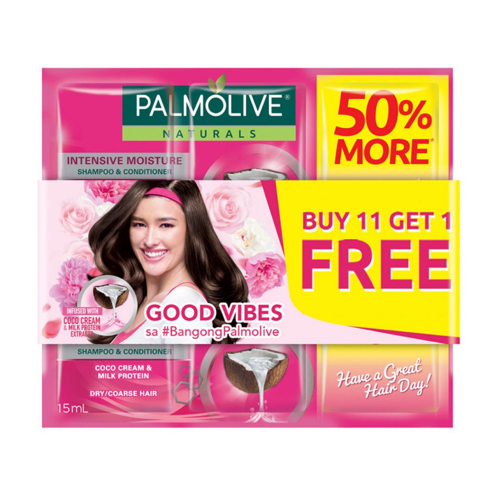 Palmolive Naturals Shampoo Intensive Moisture (pink) 15ml 11+1 | Shopee ...