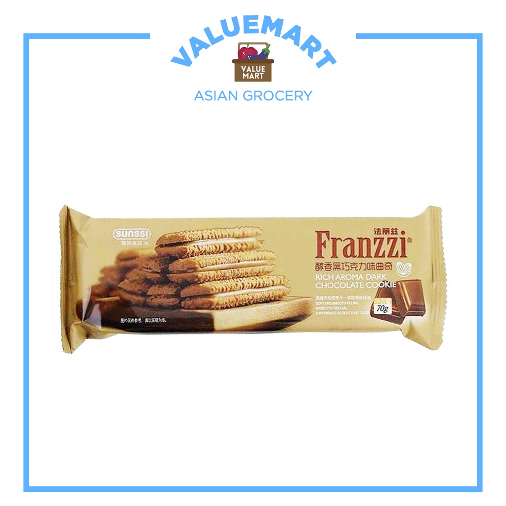 Franzzi 70 grams Sandwich Crumbly Butter Cookies with Cream Filling ...