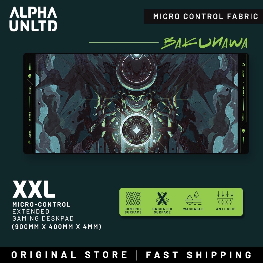 Alpha Unltd | "Bakunawa" XXL | Micro-Control Gaming Mousepad ...