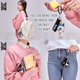 [BTS OFFICIAL] BTS figurine BT21 TINYTAN FIGURE KEYRING Tmoney BTS keychain for bag BTS keyring ...