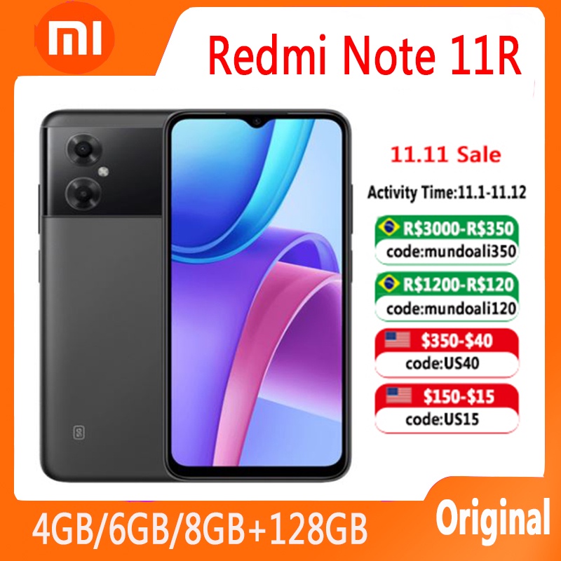 Global ROM Xiaomi Redmi Note 11R 5G Smartphone MTK Dimensity 700 Octa ...