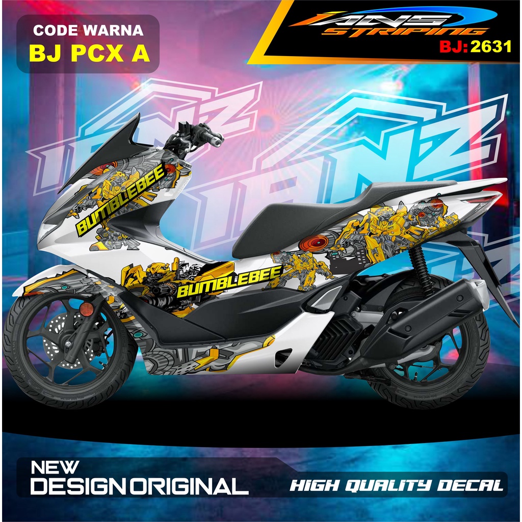Pcx 150 FULL BODY STICKER / DECAL STICKER FOR HONDA PCX 160 MOTORCYCLE ...