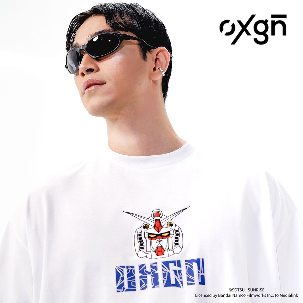 OXGN Mobile Suit Gundam RX-78-2 Oversized Fit T-Shirt For Men And Women ...