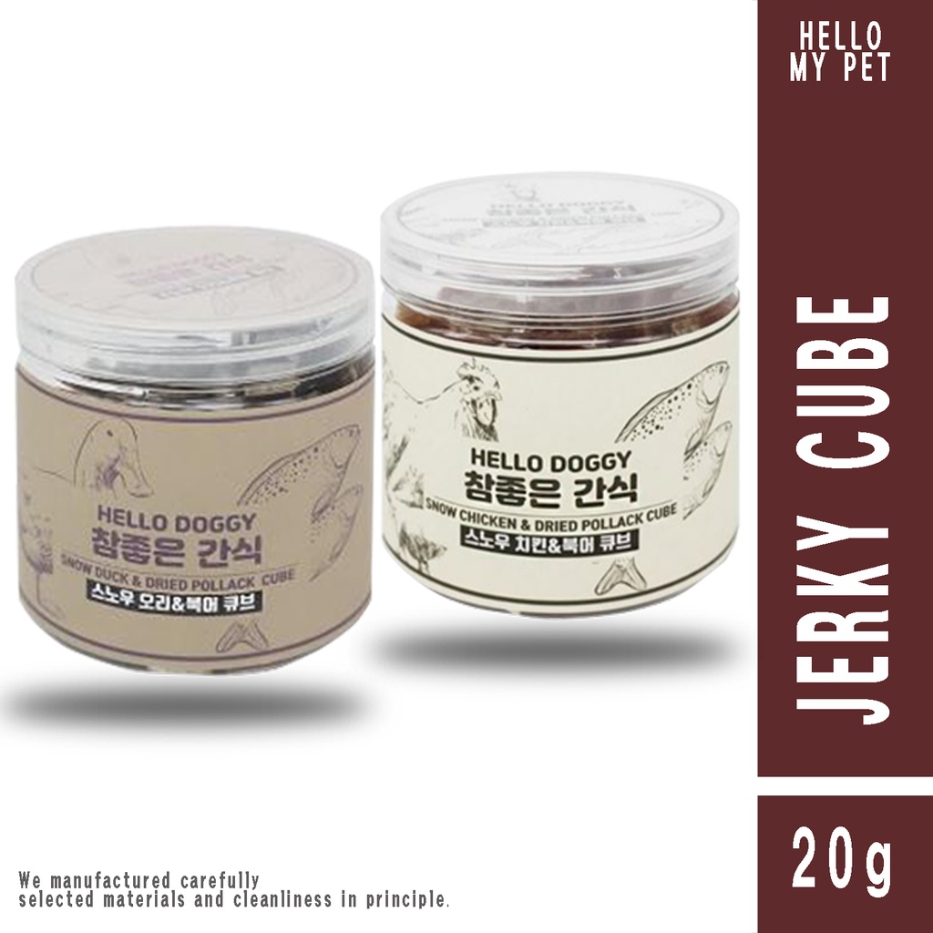 Hello doggy Pet Treats Dog Food Dog Snack (Duck Salmon beef cube ...