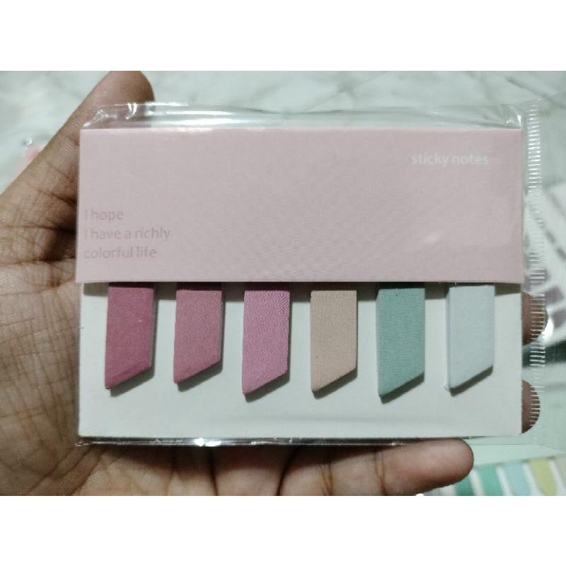 120 Sheets Colorful Sticky Notes for School and Office Use | Shopee ...