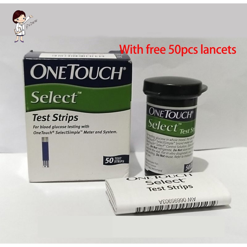 One Touch / Onetouch Select Simple Blood Glucose 50pcs Test Strips ... One Touch / Onetouch Select Simple Blood Glucose 50pcs Test Strips ...