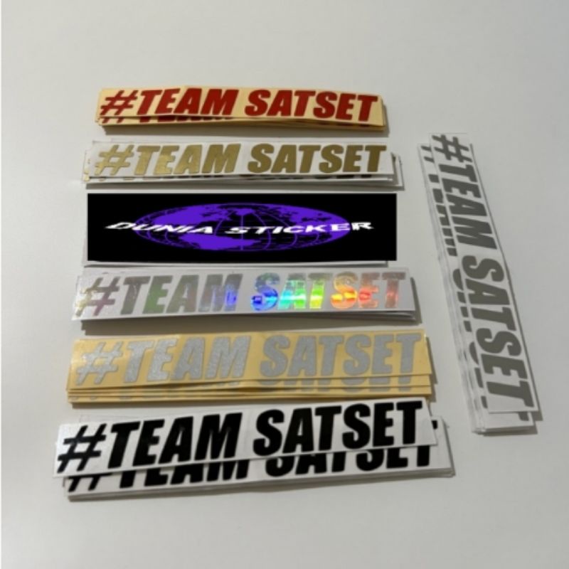 Team Sat Stickers Set Cutting Stickers Waterproof Viral Motorcycle ...