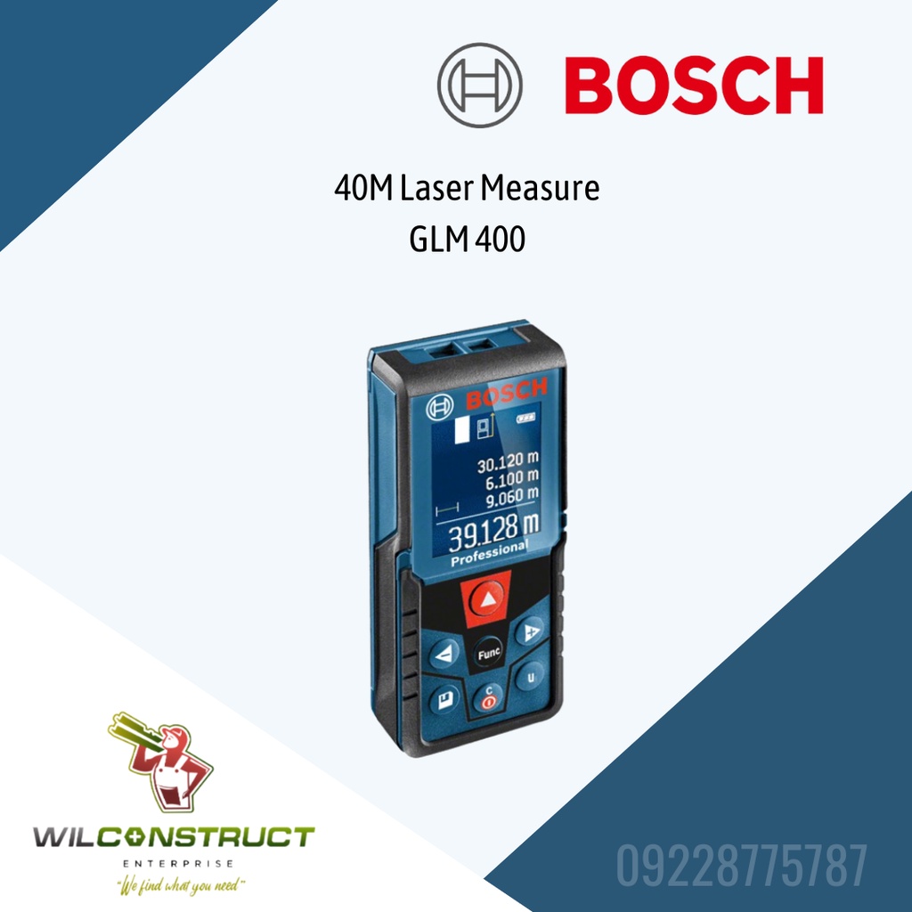 BOSCH 40-Meter Laser Measure (GLM 400) | Shopee Philippines