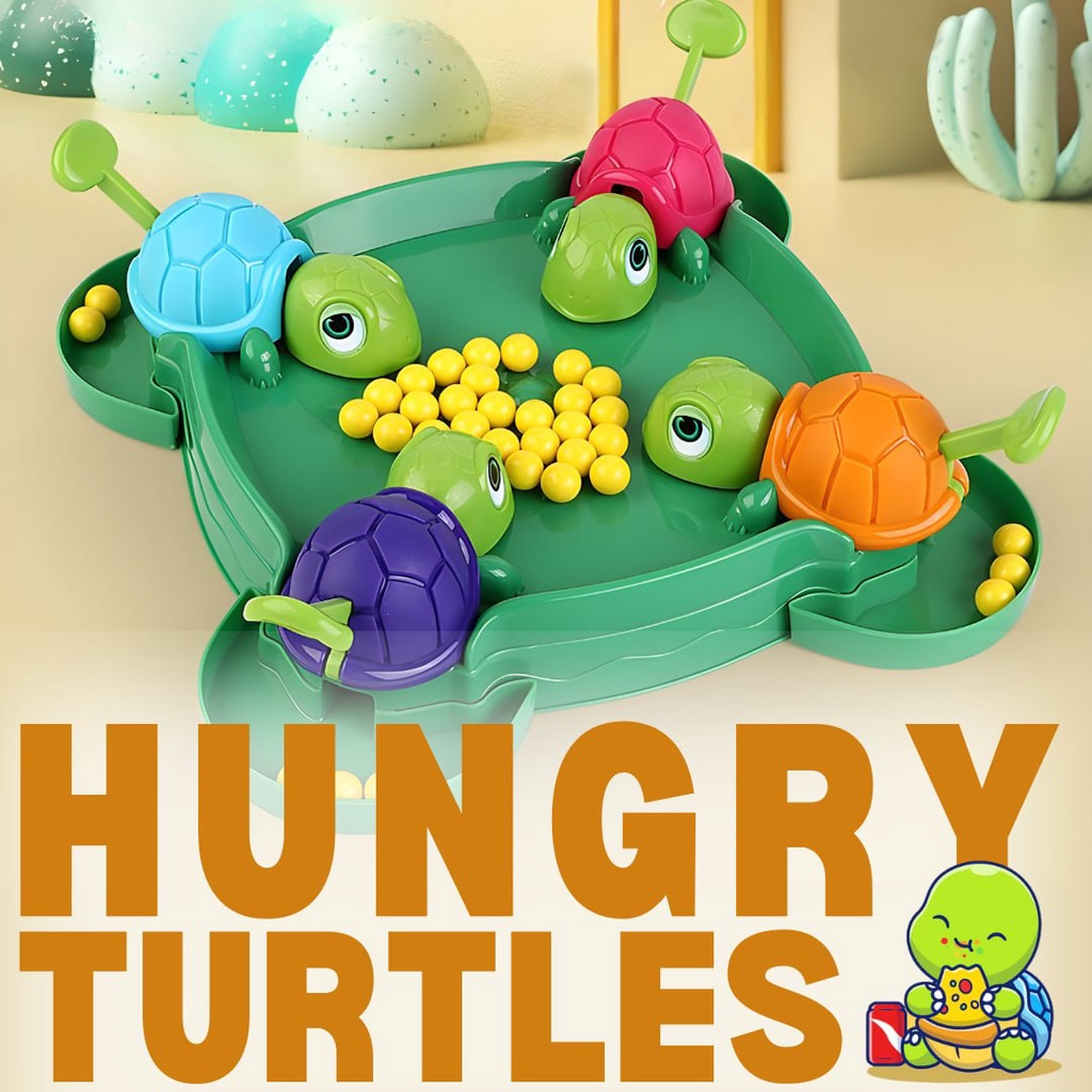 BYJ Hungry Turtles Intense Game of Quick Reflexes Board Game | Shopee ...