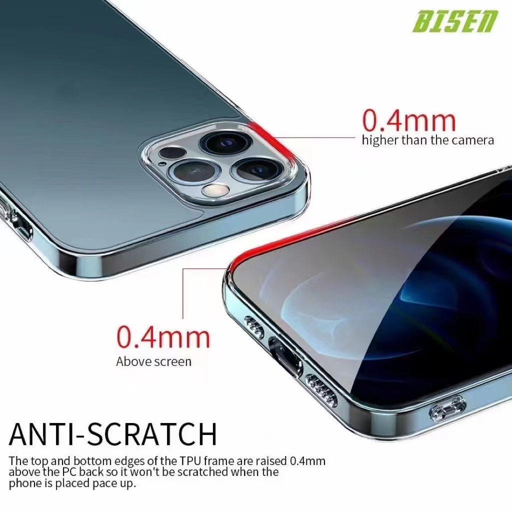 iPh X Xs Max Xr 7Plus 8Plus 6Plus 7g 6g Transparent Bisen Case | Shopee ...