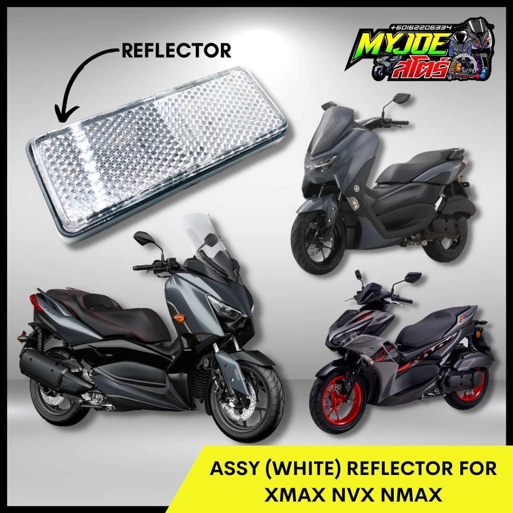 White Reflector SUZUKI Sprinter For X-max NMAX NVX PCX ADV Forza AEROX ...