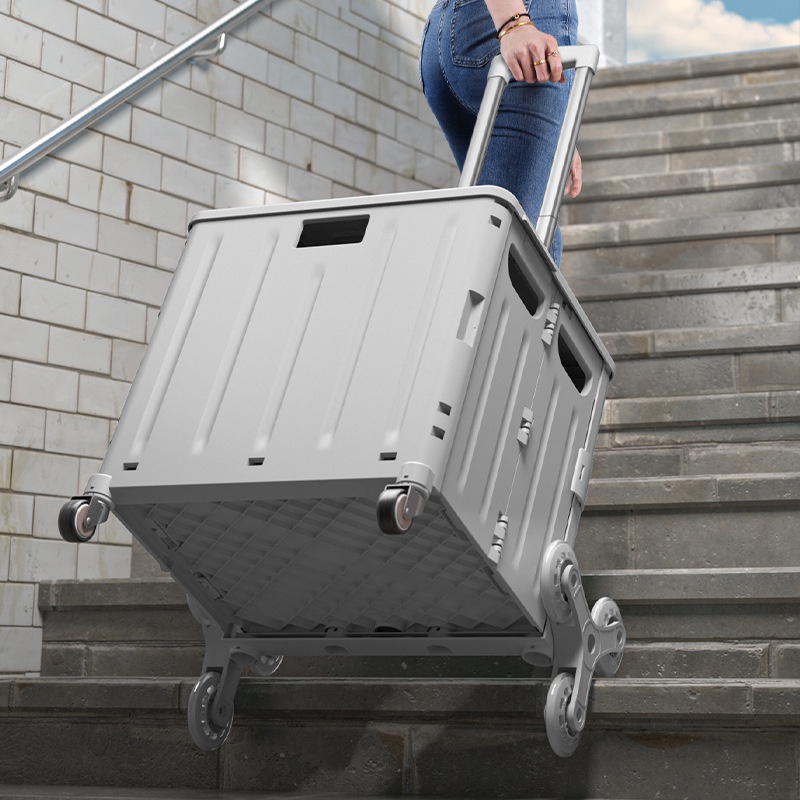 Folding shopping trolley universal wheel Utility Carts grocery cart pet ...