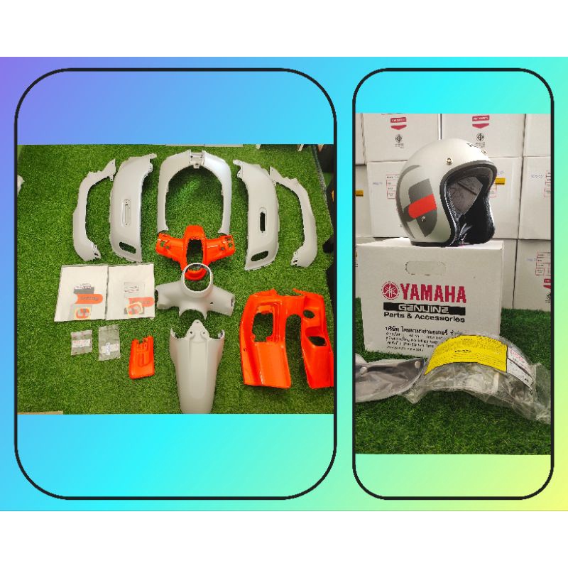 Fazzio Fairings White Set Yamaha Genuine Parts | Shopee Philippines