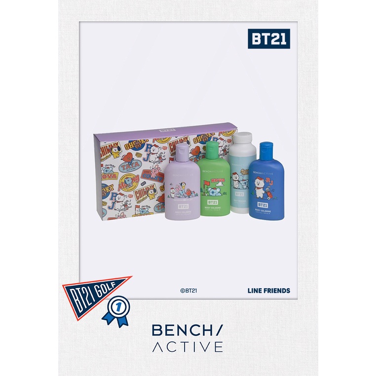 PXW0019B - BENCH/ Active BT21 3 pcs Limited Edition Cologne + Body ...