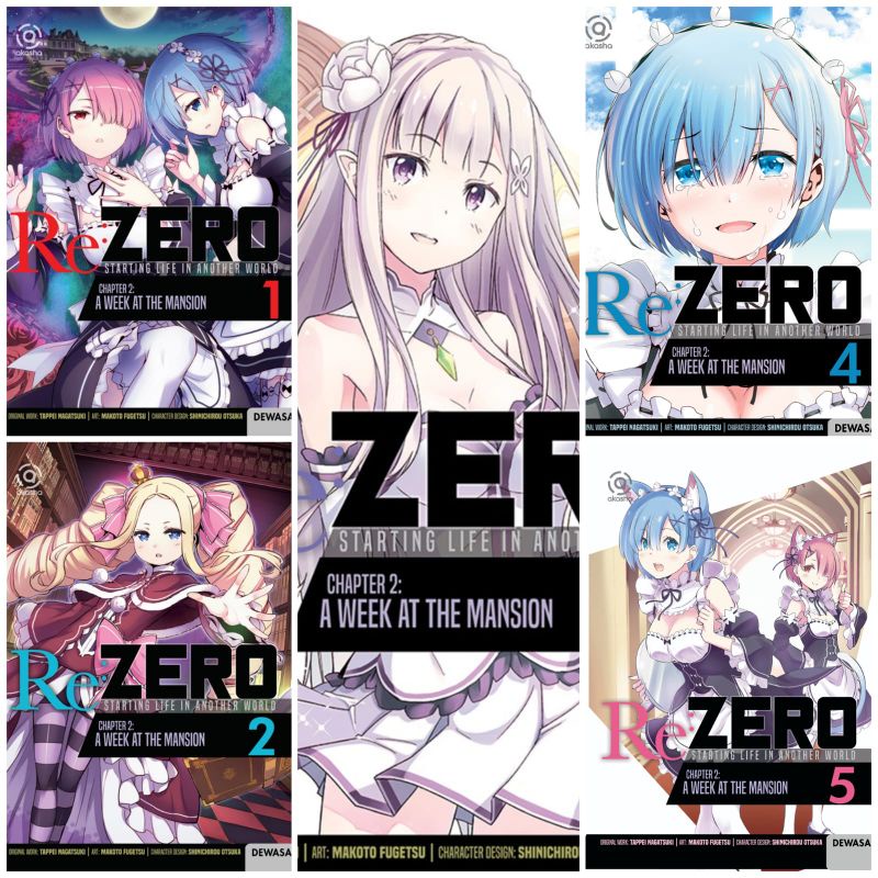 (Original, Sealed) Comic Re Zero Starting Life in Another World Chapter ...