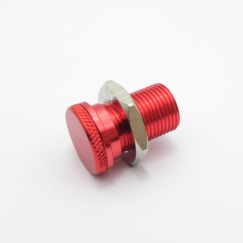 Aluminum Fuel Filler Pipe Tube Stopper Dot Line Plug Oil Connector Tank ...