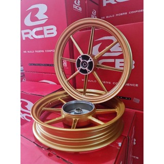RCB Mags - RB8 Mio Sporty 1.85f 2.15r x 14" - White/Matte Grey/Gold ...