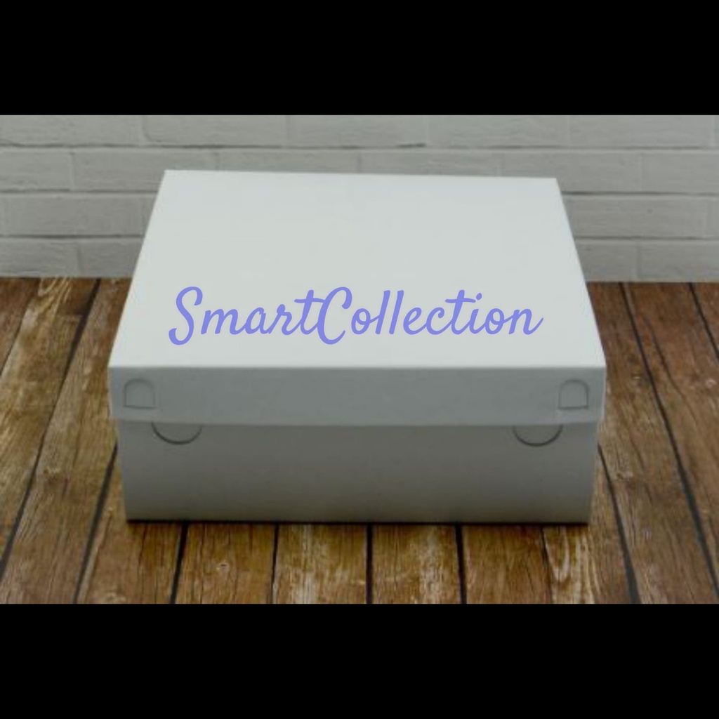 PUTIH This!!! Snack Box/Dus Rice Plain White Color Uk. 18 x 18 x 7 ...