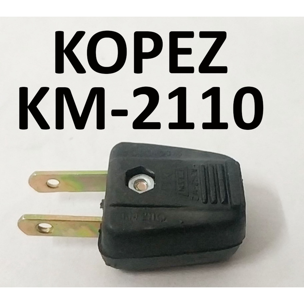 ORIGINAL KOPEZ ELECTRICAL PLUG 2A 250V KM-2110 Q-0375 ASSORTED COLOR ...
