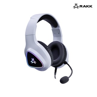 RAKK HUNI Wired 3.5 AUX STEREO SOUND 16.4M RGB COLORS Gaming Headset ...