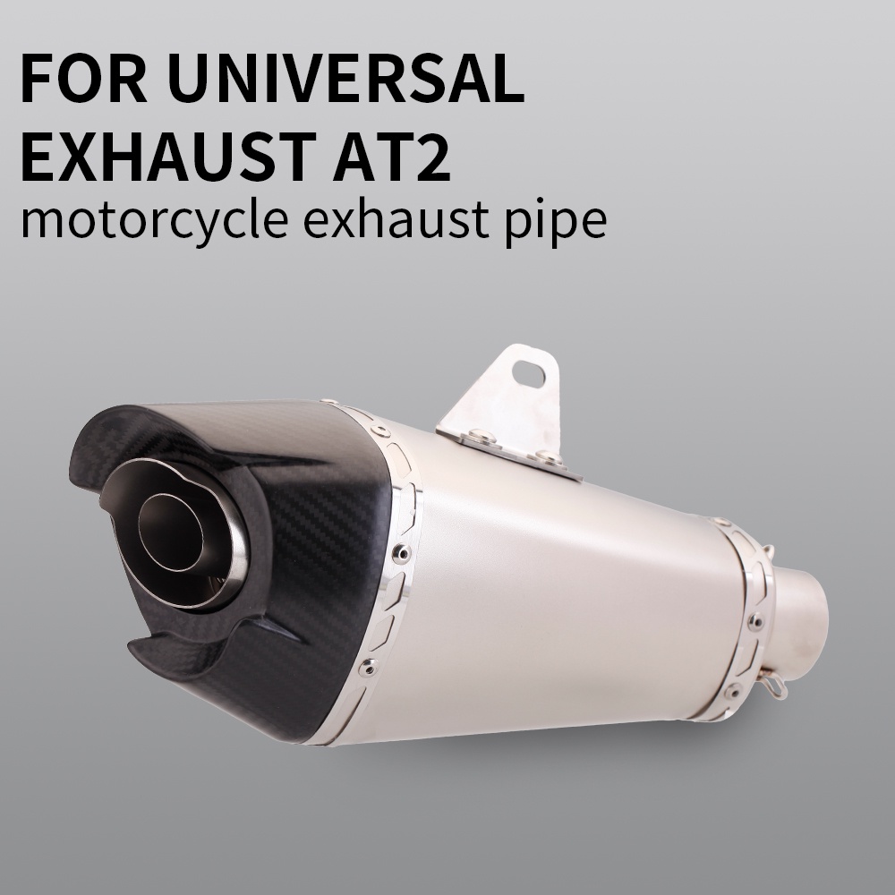 Universal exhaust pipe for motorcycle yoshimura muffler AT2 carbon ...