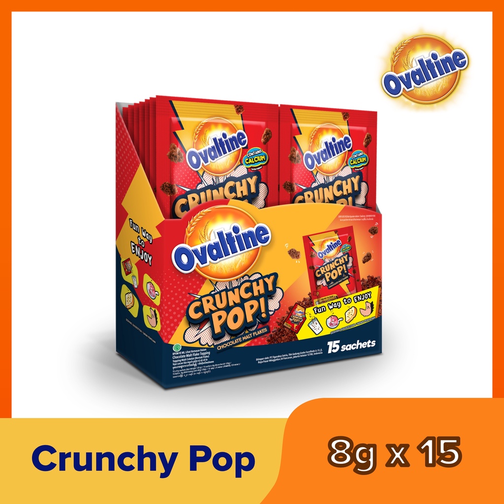 Ovaltine Crunchy Pop! 8g in Display Box (15s) | Shopee Philippines