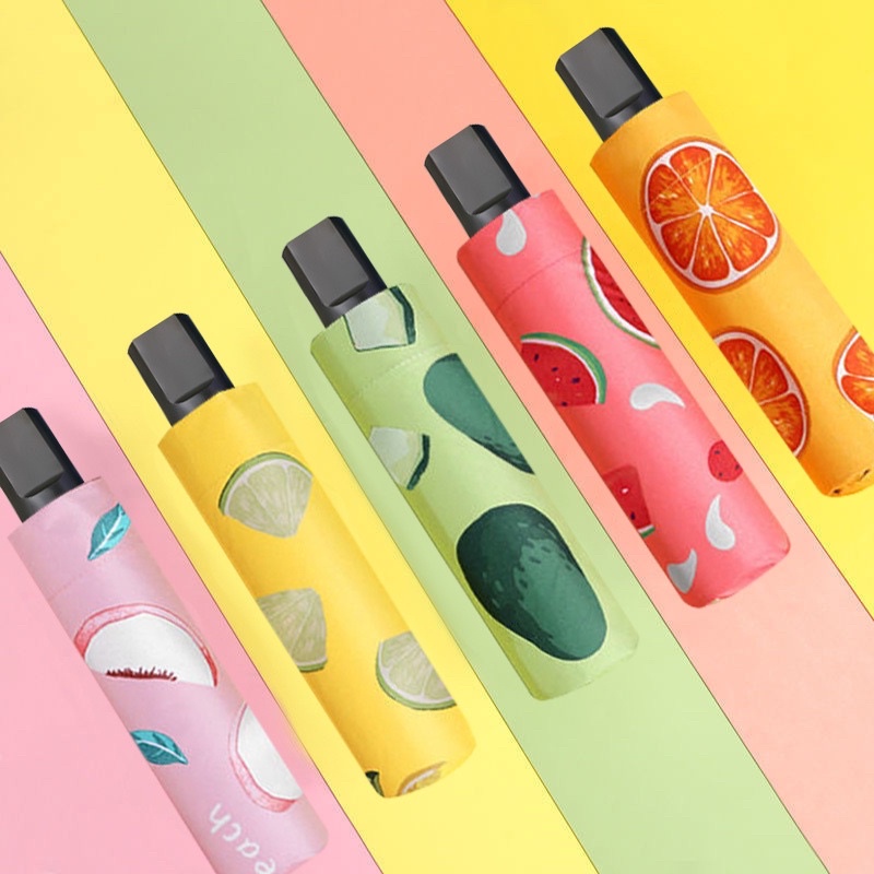 fibrella umbrella LSJ Folding Fruit Sunscreen Umbrella [manual ...