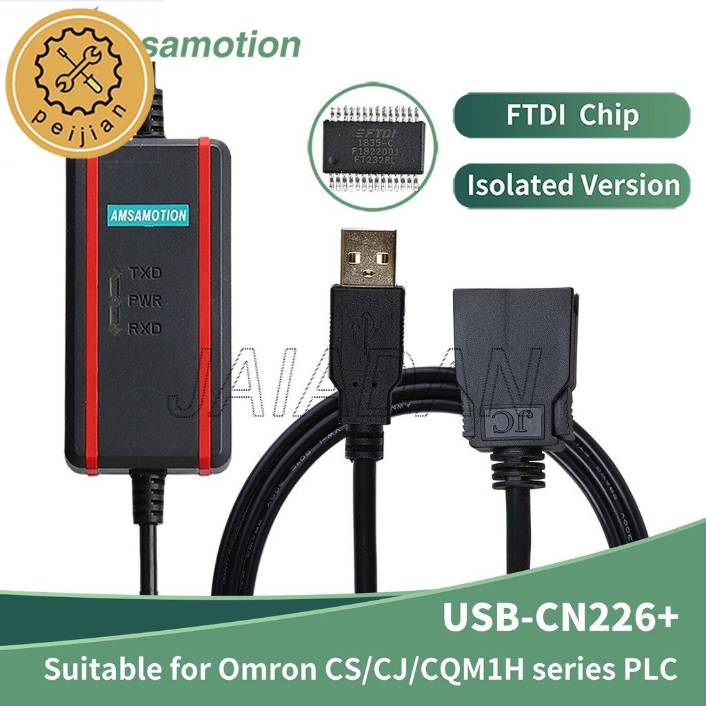 Usb Cn226 Suitable Omron Plc Programming Cable Cs Cj Cqm1h Series