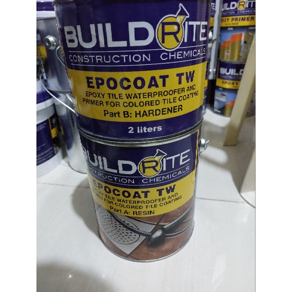 Buildrite Epocoat TW Epoxy Tile Waterproofer and Primer For Tile Coating SET | Shopee Philippines