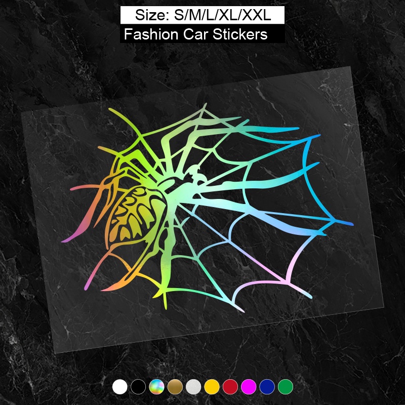 Lovely Spider Vinyl Car Stickers Cartoon Animal Automotive Door Bumper ...
