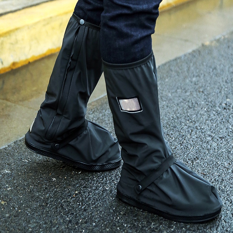 Thickened Waterproof Rain Boots Anti -Slip And Wear -Resistant Zipper ...