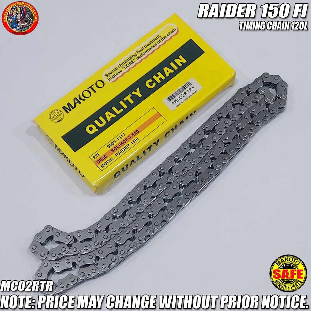 RAIDER 150 Fi TIMING CHAIN 120L (MC02RTR) | Shopee Philippines