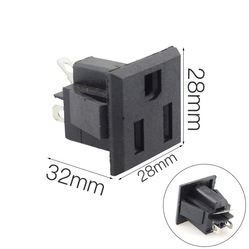 AC power socket pin socket connector | Shopee Philippines