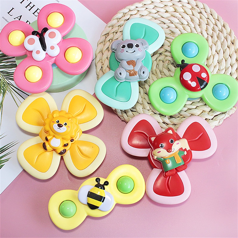 Cartoon Fidget Spinner Children Toys ABS Colorful Insect Gyro Toy ...