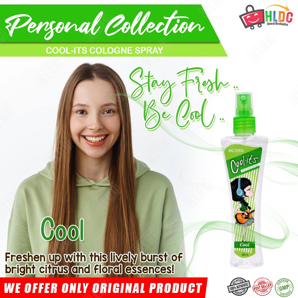 Personal Collection Body Spray Cologne COOL 100ml Bright Citrus and ...
