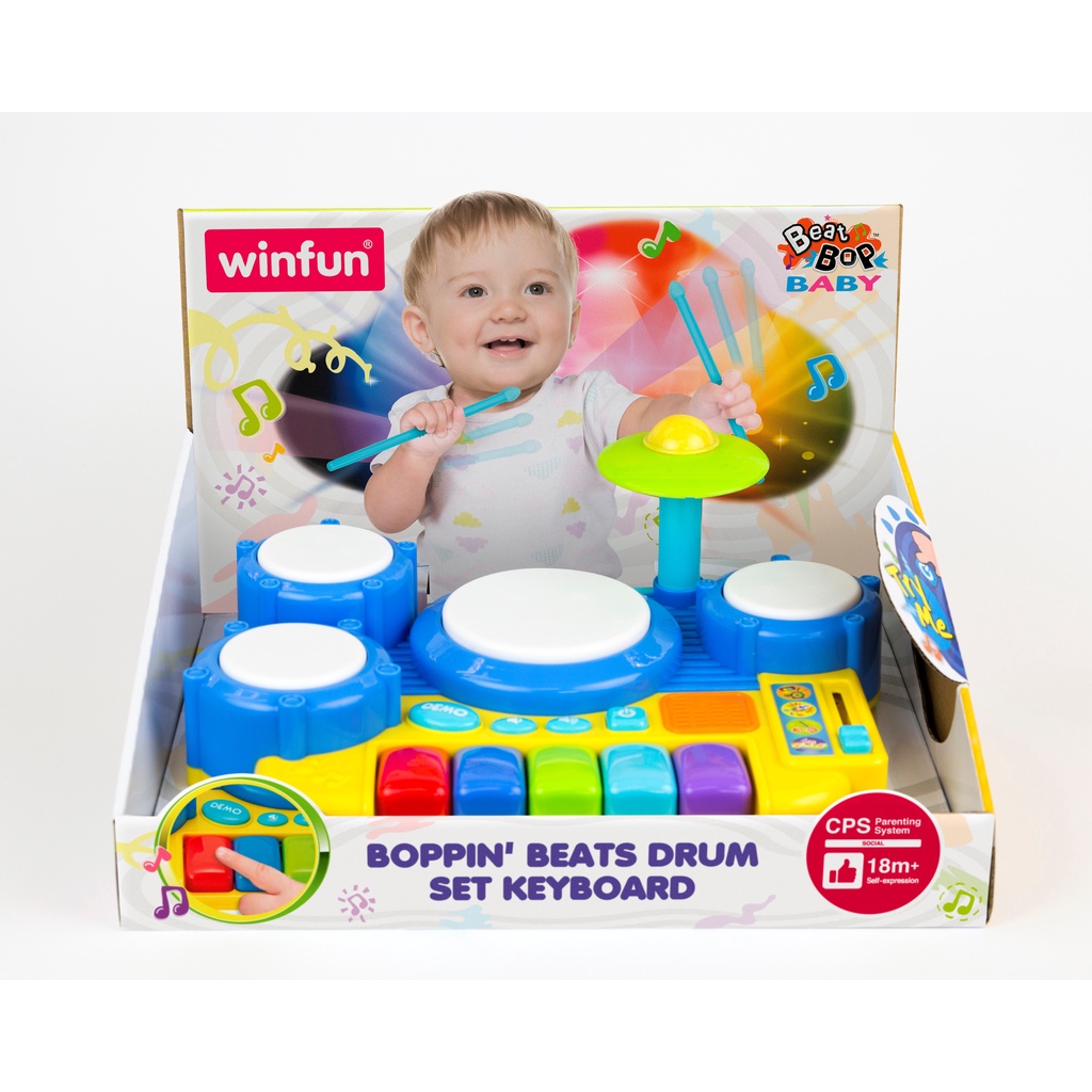 Winfun Boppin Beats Drum Set Keyboard 2034 | Shopee Philippines