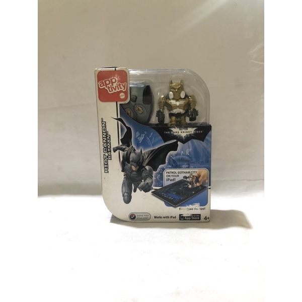 MATTEL DC RIOT CANNON BATMAN APPTIVITY ‘PATROL GOTHAM CITY ON YOUR IPAD ...