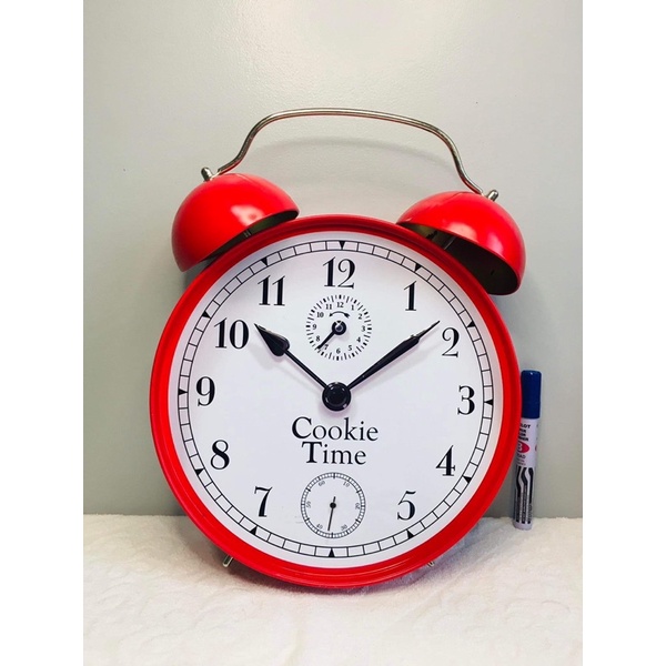 26cm Diameter Alarm Clock Design Metal Tin Can Storage from UK | Shopee ...