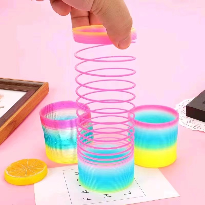 KES rainbow coil spring toys for kids COD | Shopee Philippines
