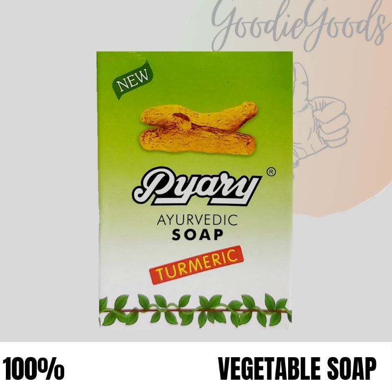 Pyary Ayurvedic Soap (Turmeric) 75g (Exp: 7/2025) | Shopee Philippines