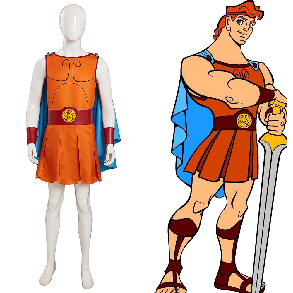 Toitaly Hercules Costume Men Hercules Adult Costume Cosplay Halloween ...
