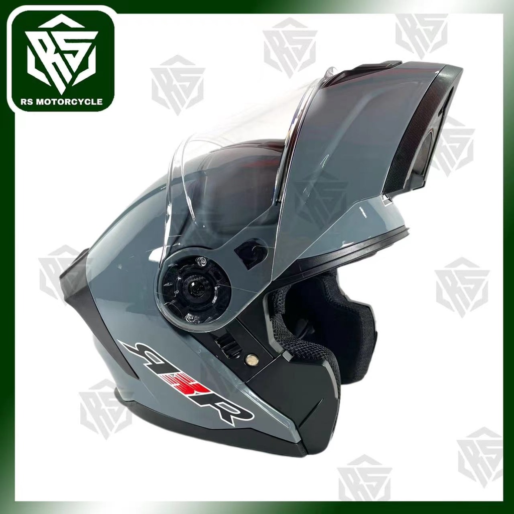[RIDE SAFE] MOTORCYCLE RXR FULL FACE HELMET MODULAR DUAL VISOR 691B-F1 ...