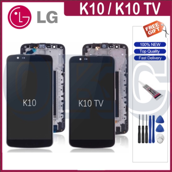 For LG K10 TV K430DSY K430TV LCD with Frame Display Touch Screen ...
