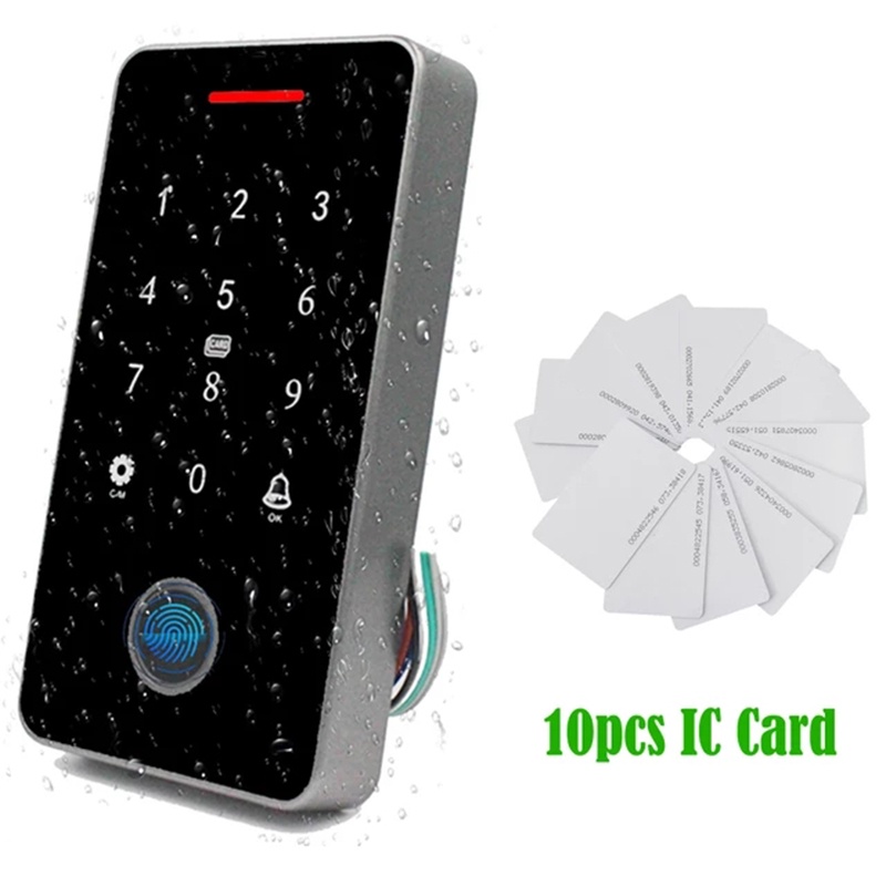13.56Mhz Rfid Card Keypad Waterproof Tuya APP Door Lock Door Access ...