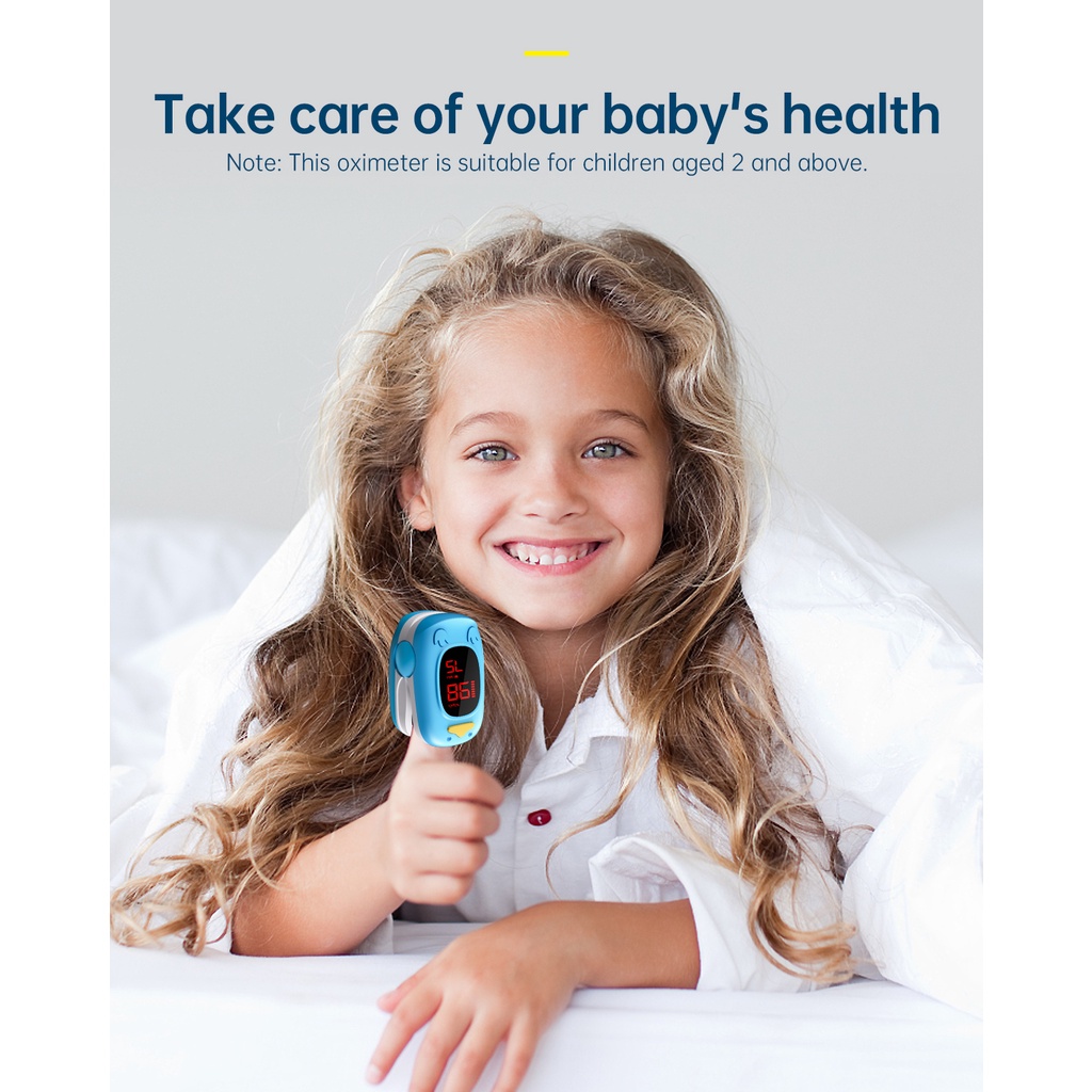 HealthTree Care Pulse Oximeter for Kids-[2022] Infant Pulse Oximeter ...